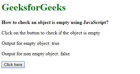 如何使用 JavaScript 检查对象是否为空 码农参考