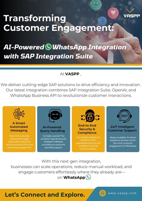 ai ai whatsappforbusiness sapintegration automation… vaspp