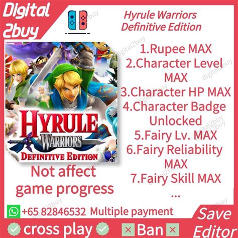 Hyrule Warriors Definitive Edition Save Editor Hwde Save Modding Hyrule