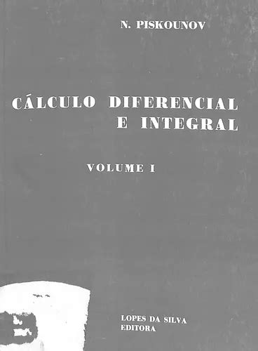 Livro Cálculo Diferencial E Integral Vol ª Edição De N Piskounov Parcelamento sem juros
