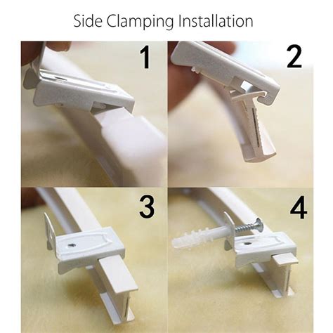 Curved Straight Track Curtain Rail Plastic Cuttabl Vicedeal