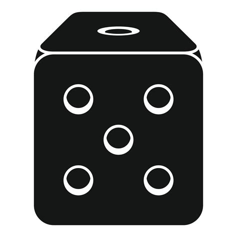 Dice Cube Icon Simple Style 14614210 Vector Art At Vecteezy