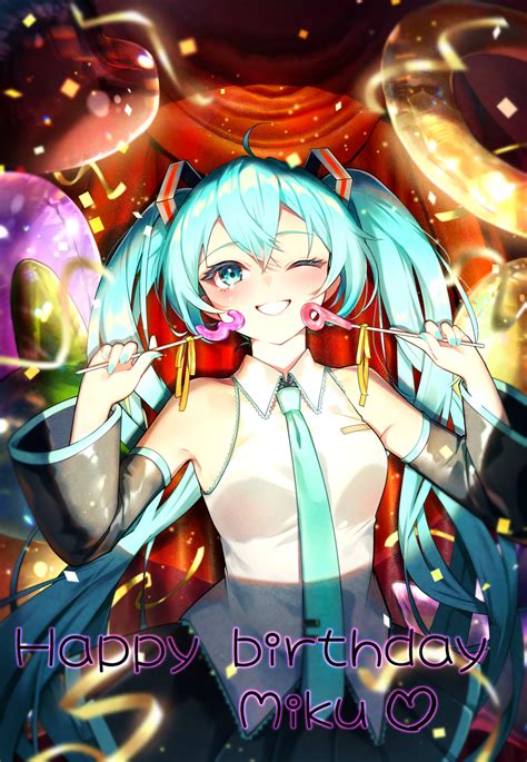 Kyashii A3yu9mi Hatsune Miku Vocaloid Highres 1girl 39 Ahoge