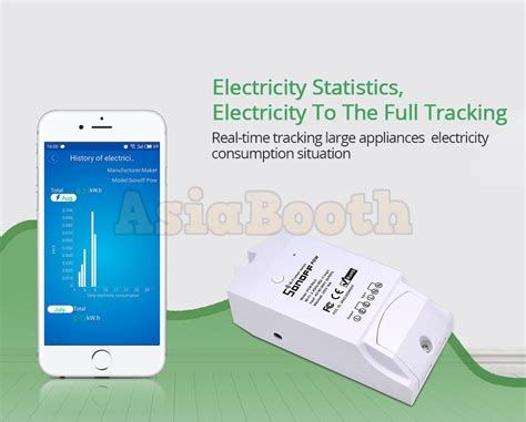 Sonoff Pow R2 Wireless Power Utility Watt Meter Asia Booth