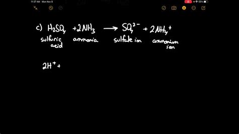 Write Balanced Molecular Total Ionic And Net Ionic Equations To