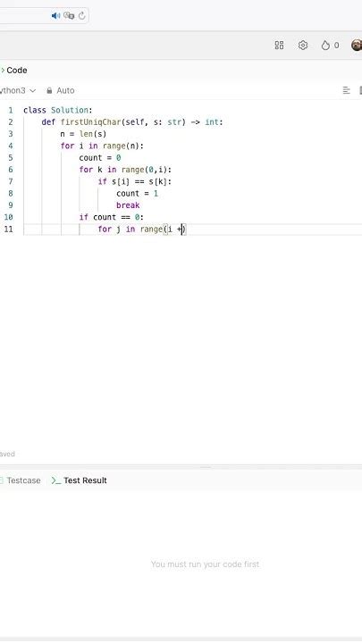 Leetcode 387 First Unique Character In A String Leetcode