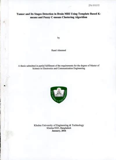 Tumor And Its Stages Detection In Brain Mri Using Template Based K Means And Fuzzy C Means