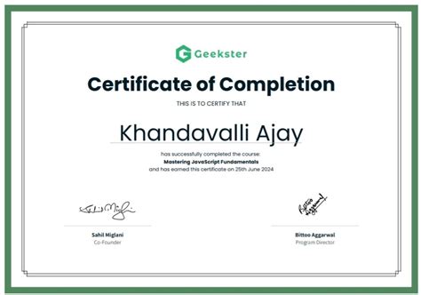 Khandavalli Ajay On Linkedin Javascript Webdevelopment Coding Geekster Learning