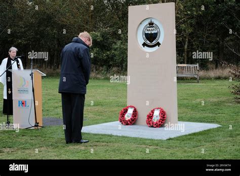 National Memorial Arboretum Uk 14th Oct 2021 Members Of The Armed