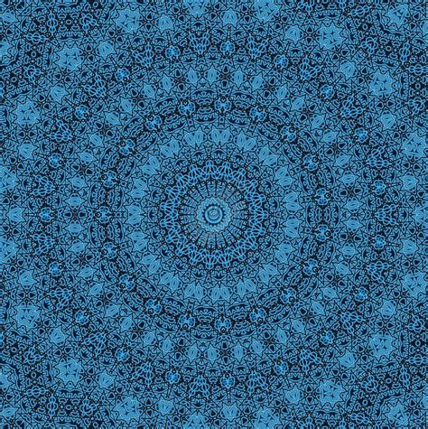 방사형 파란색 패턴 사진이 있는 검은색 배경 사진 무료 다운로드 Lovepik