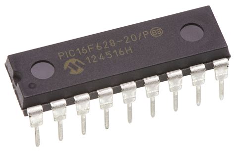 Microchip Pic16f628 20p 8bit Pic Microcontroller Pic16f 20mhz 128 X 8 Words 2048 X 14