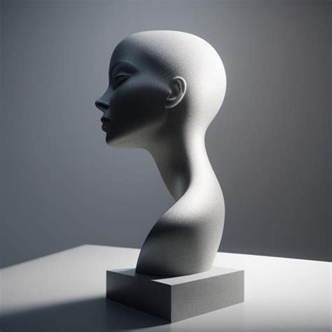 Premium Ai Image Sculpture With Smooth Curves