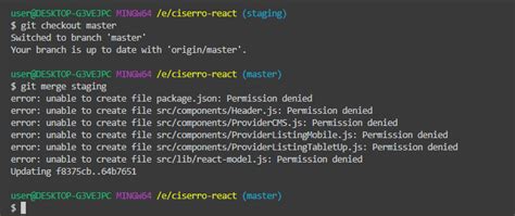 Vscode Is Still Deleting My Files When Merging Branches Throwing Errors In The Terminal About