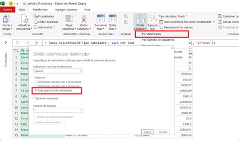 Dividir Datos En Varias Columnas Con Power Query Aprende Paso A Paso