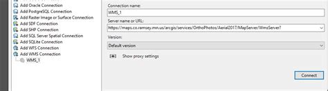 Wms Map Connect Does Not Work Autodesk Community