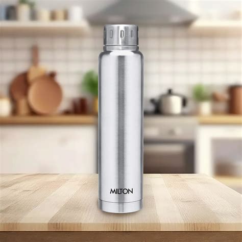 Ss Sleek Hot And Cold Flask 500 Ml Milton Elfin Plastic World