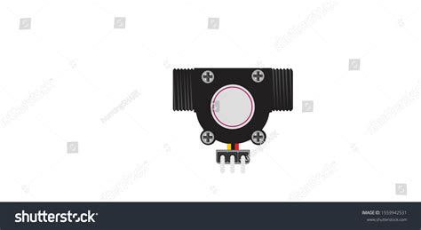 Water Flow Sensor Top View Illustrationfor Stock Vector Royalty Free Shutterstock
