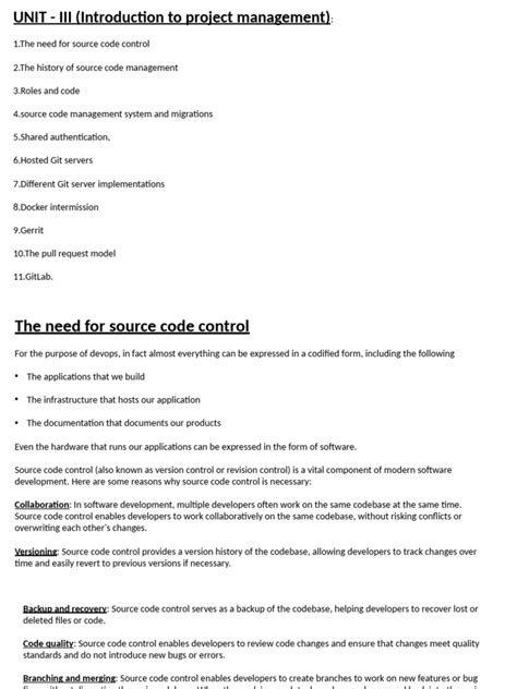 unit 3 pdf version control software repository