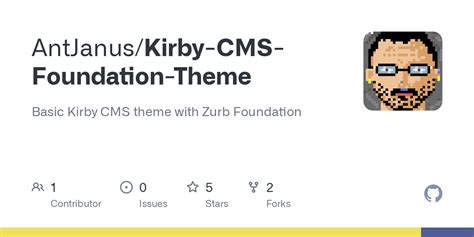 Github Antjanus Kirby Cms Foundation Theme Basic Kirby Cms Theme With Zurb Foundation