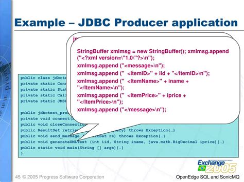 Ppt Openedge® Sql And Sonicmq® Using Jms With Sql Applications