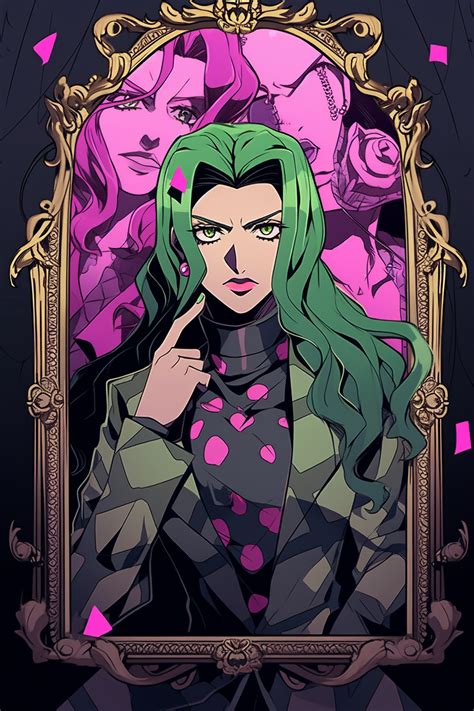 The Mona Lisa As A Jojos Bizarre Adventure Character Rmidjourney