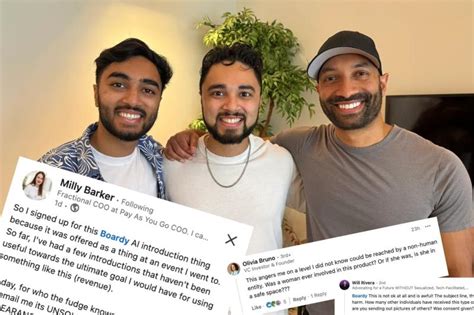 Creandum Backed Startup Boardy Slammed For Sexist Ai E Mail ‘disgusted… Impact Loop