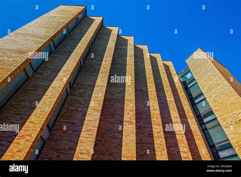Brick Facade Technical University Of Munich TUM Munich Bavaria Germany Stock Photo Alamy