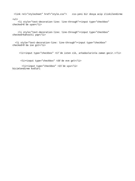 Silmeyin Css Html Kodlar Pdf