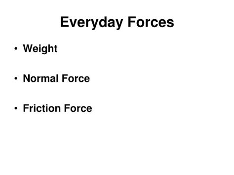 Ppt Everyday Forces Powerpoint Presentation Free Download Id9141702