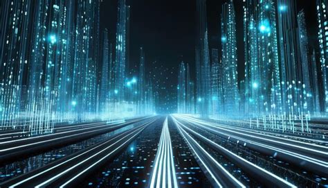 premium ai image 3d rendering of abstract highway path through
