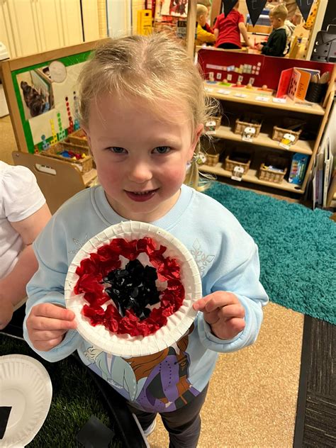 Learning About Remembrance Day In Cinnamon Brow Nursery
