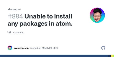 Unable To Install Any Packages In Atom · Issue 884 · Atomapm · Github