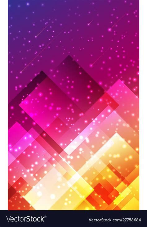 Futuristic Abstract Geometric Background Vector Image