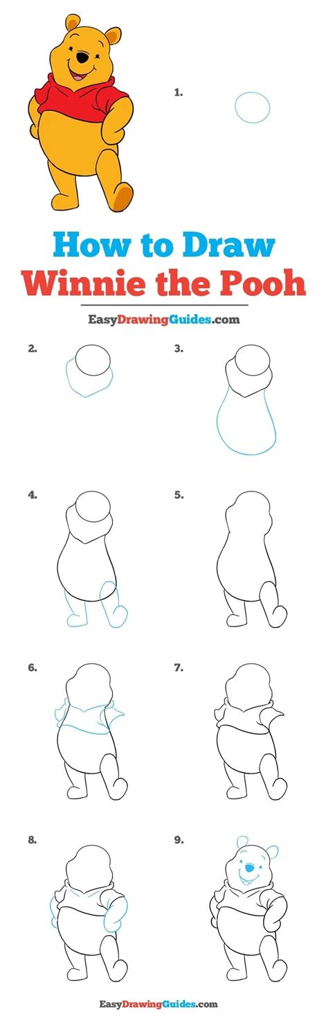 Winnie The Pooh How To Draw At Scarlett Alexander Blog