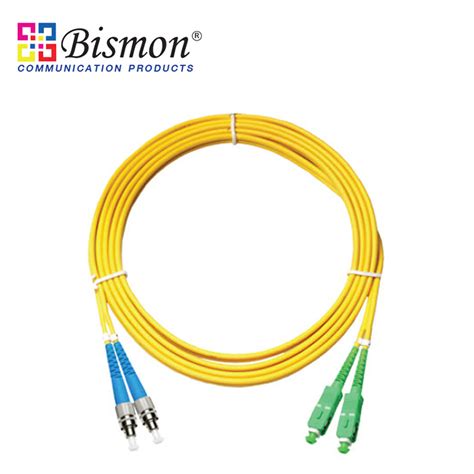 SC APC FC UPC Patch Cord Fiber Optic Duplex 9 125um G 652 D Sing Mode 3 5 10 Meters BISMON