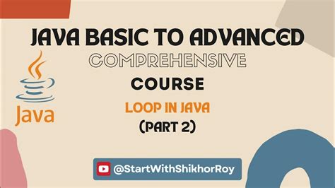 Bangla Lecture 19 Loop In Java Part 2 Youtube