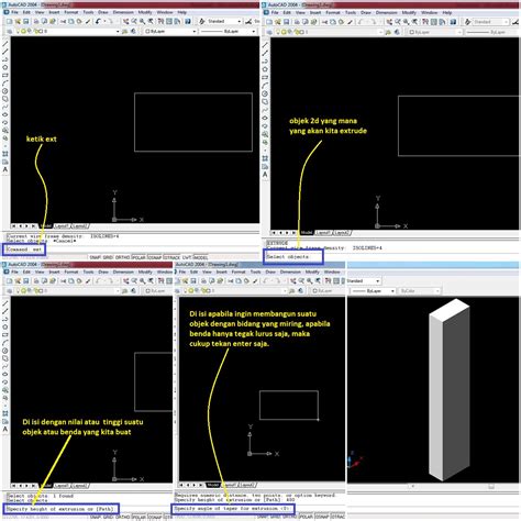 Manengineer Tutorial Autocad Extrude And Subtract