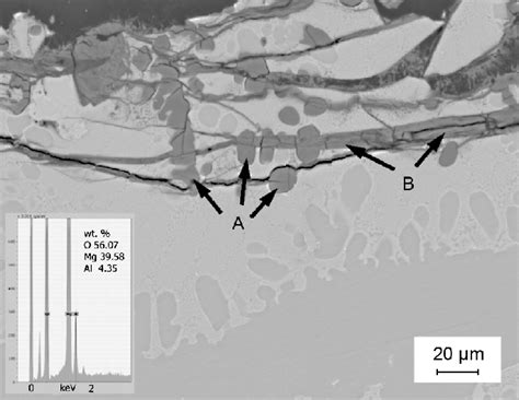 Microstructure On The Cross Section Of Al Coating 1 Pass On Az91