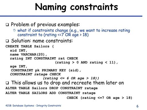 ppt sql integrity constraints powerpoint presentation free download id 4624638