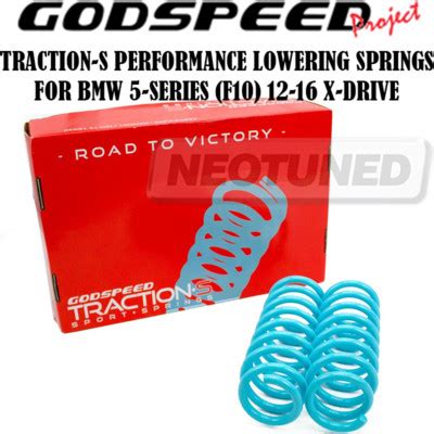 Godspeed Traction S™ Performance Lowering Springs For 12 16 5 Series