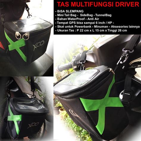 Jual Tas Grab Tas Gojek Tas Driver Tas Ojol Tas Multifungsi Hijau Jakarta Pusat