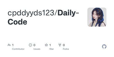 Github Cpddyyds123daily Code