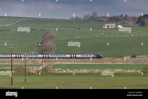 Avanti West Coast Class 221 Voyager Train 221116 Passing New Cumnock