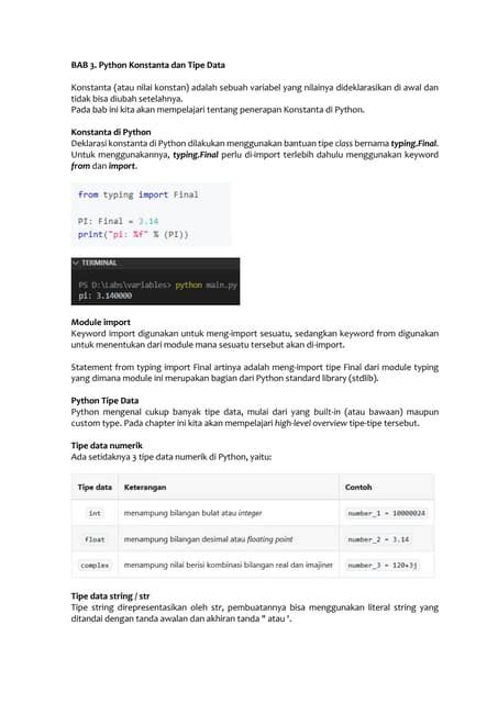 Bab 3 Tipe Data Pada Bahasa Pythonpdf