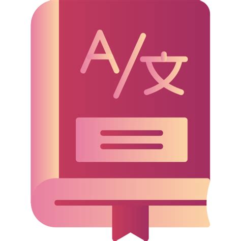 Dictionary Generic Flat Gradient Icon