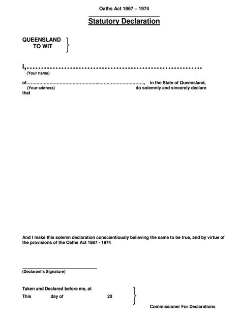 In The State Of Queensland Fill Out Sign Online DocHub