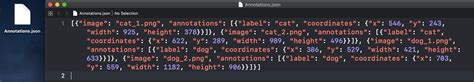 Generate Annotations For Createml With Python Json Format By Erik