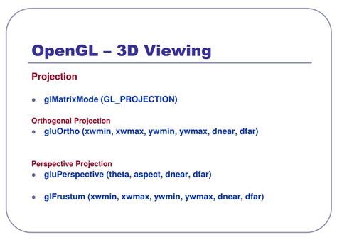Ppt Opengl Powerpoint Presentation Free Download Id5181353