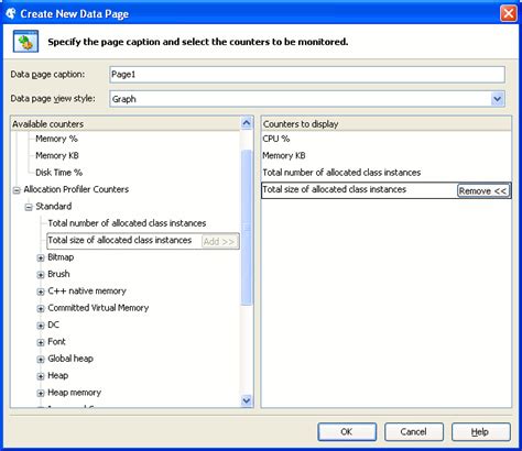 Create Data Page Dialog Aqtime Documentation
