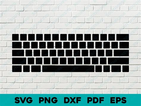 Computer Keyboard Svg Png Dxf Pdf Eps Cut File Vector Graphic Technology Typing Funny Image